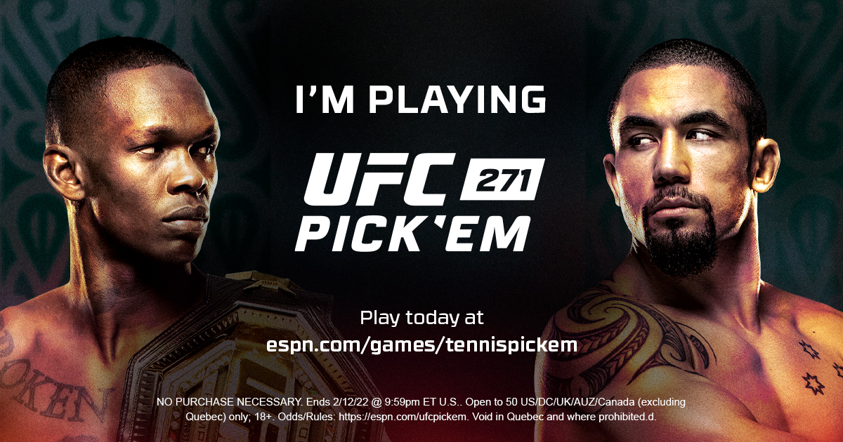 ESPN UFC 271 Pick'em - How to Play
