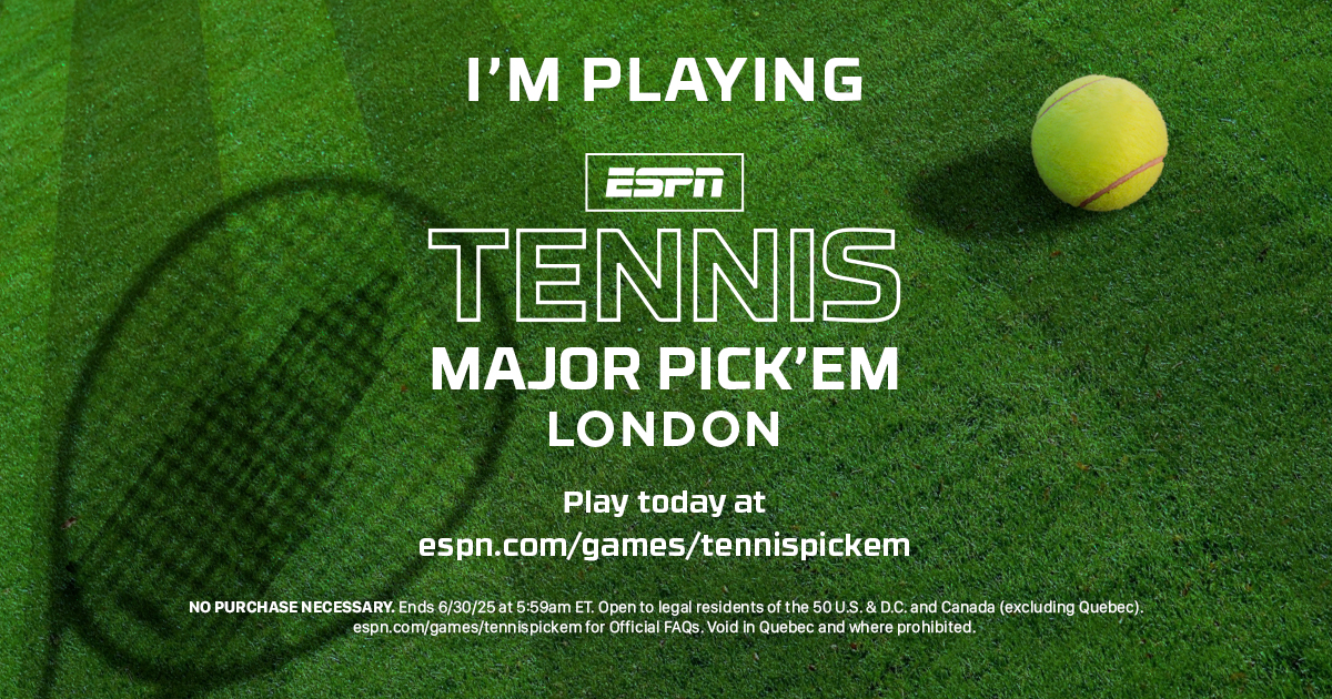 ESPN Tennis Major Pick'em: London - Groups