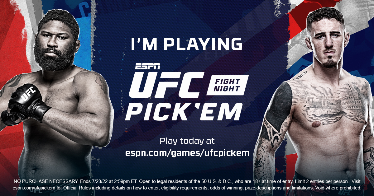 ESPN UFC Fight Night Pick'em - Make Picks